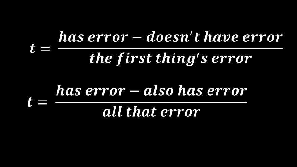 What makes a good test Nick Michalak X