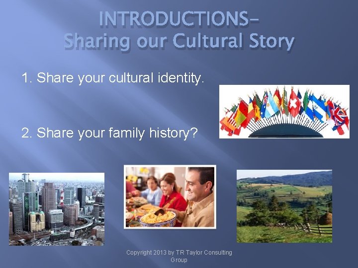PEOPLE TALKING CULTURE VILLAGE ZENDO Presented By Tiffany