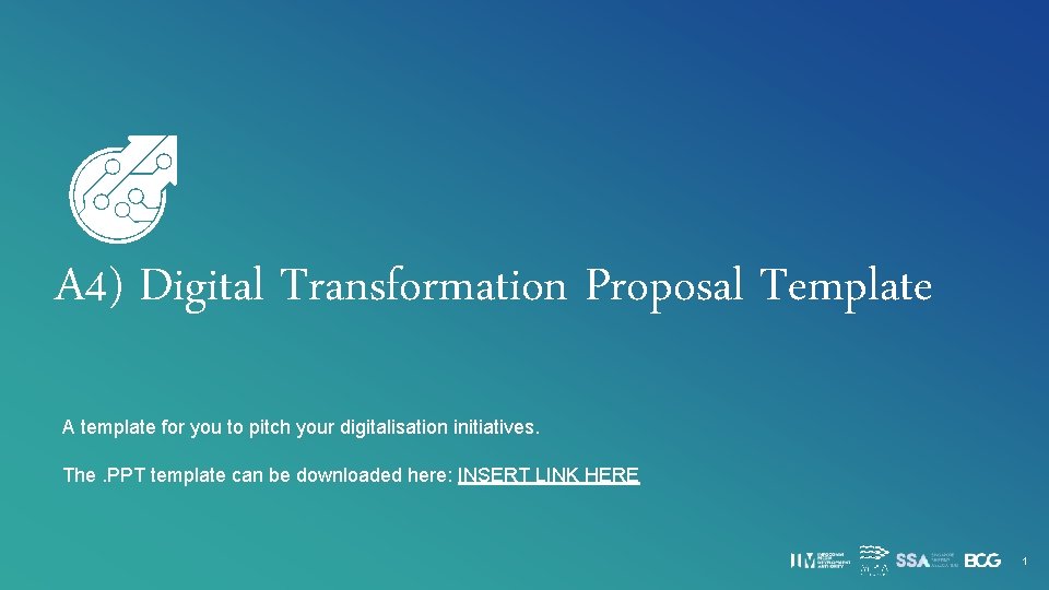 A 4 Digital Transformation Proposal Template A template