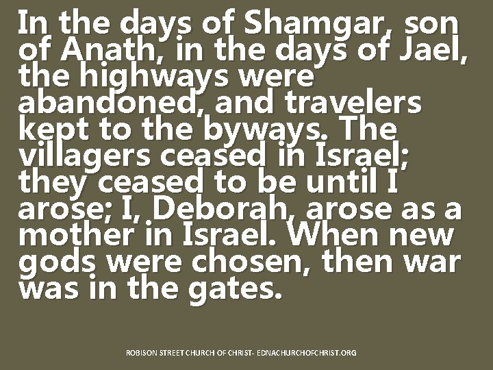 Deborah Barak Judges 4 4 7 ROBISON STREET