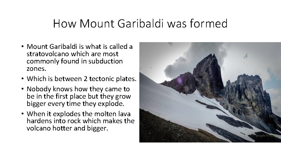 Mount Garibaldi By JP Palmer Bobby Fox Overview