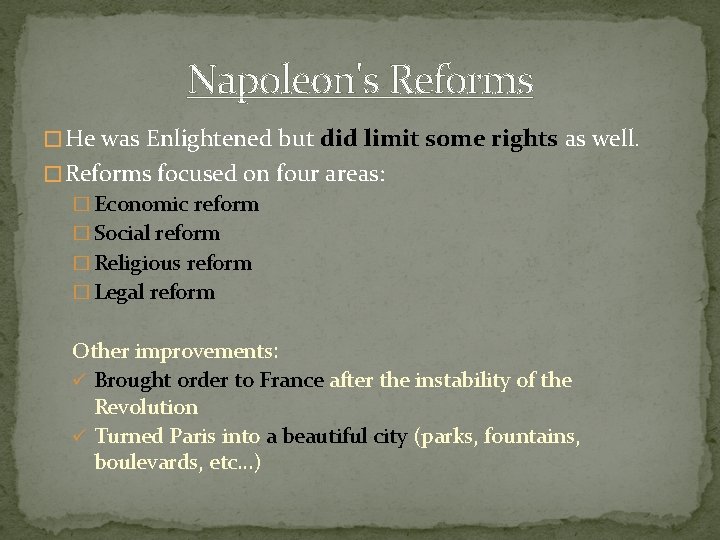 The Napoleonic Era 1799 1815 http www history