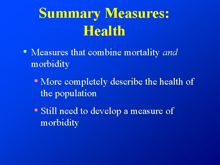 Healthy Life Expectancy Measuring Population Health Based on