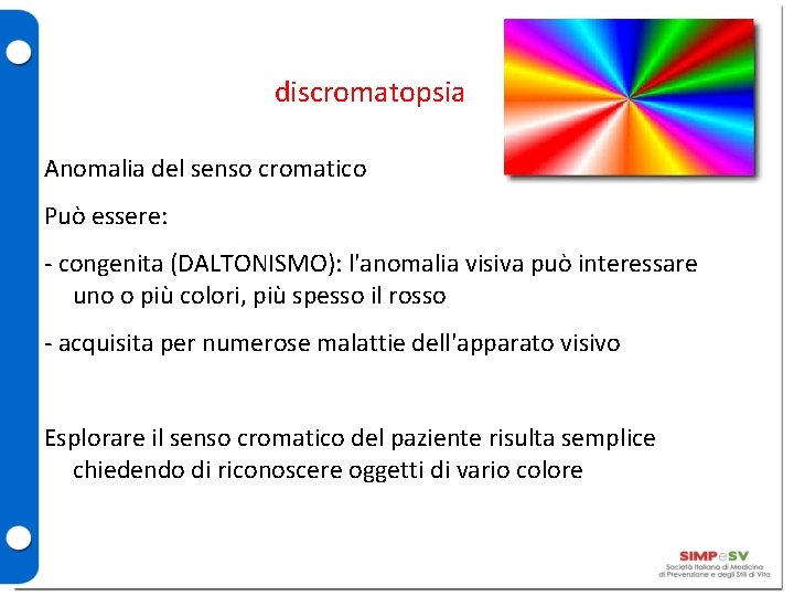 profilo neurosensoriale del paziente Dott Marco Missaglia Medico
