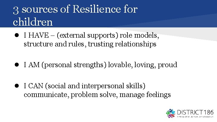Training Module 10 of 10 Resilience Building and