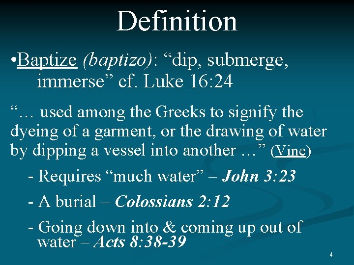 Baptisms Of The Bible Hebrews 6 1 6