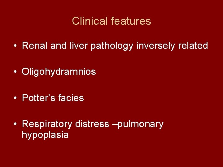 INHERITED RENAL DISORDERS AUTOSOMAL DOMINANT POLYCYSTIC KIDNEY DISEASE