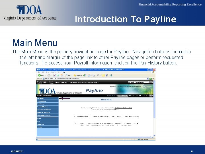 Introduction to Payline Viewing Payroll Information Photo by
