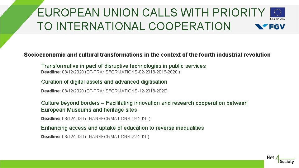 OPPORTUNITIES FOR COOPERATION BETWEEN BRAZIL AND THE EU
