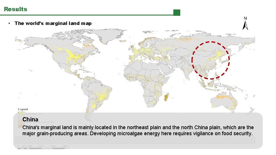 Worlds potential energy production from microalgae on marginal