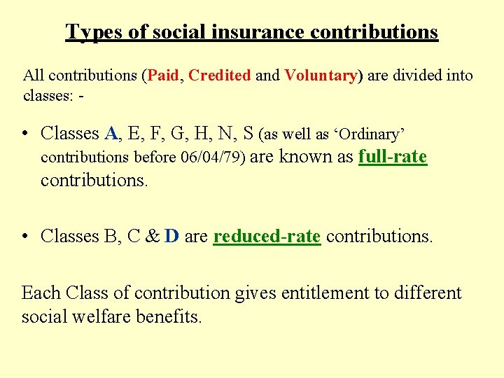 Presentation on social welfare pension entitlements NUI Galway