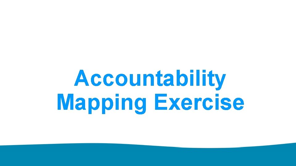 WASH Bottleneck Analysis Implementation Training of Trainers Water