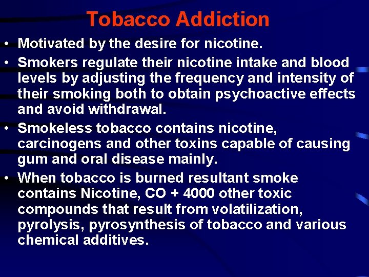 SUMMARY OF ACTUAL PRESENTATION FOR PATIENT EDUCATION Hazards