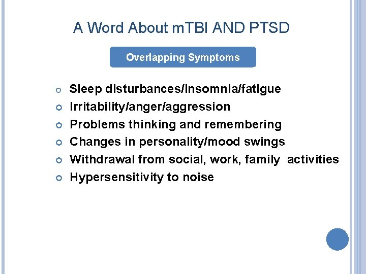 COGNITIVE REHABILITATION FOR VETERANS WITH TRAUMATIC BRAIN INJURY