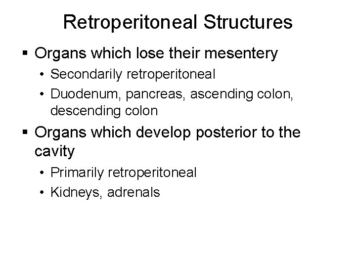 Abdomen 1 Human Structure and Development 212 Week