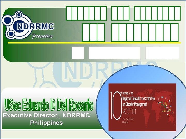 Executive Director NDRRMC Philippines 33 PHILIPPINES 23 USA