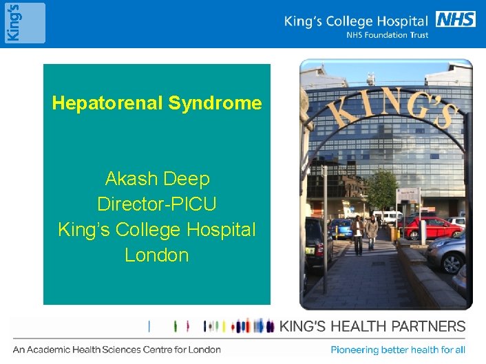Hepatorenal Disorders Syndrome AKI in Liver disease Akash