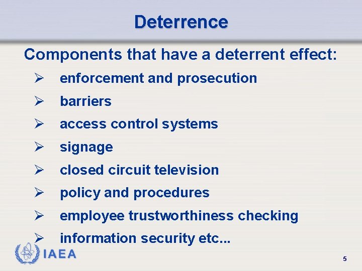 10 Security and Physical Protection Basic Concepts IAEA