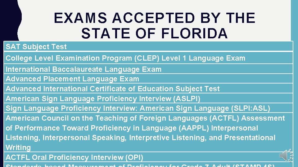 The Florida Seal of Biliteracy 2020 2021 THE