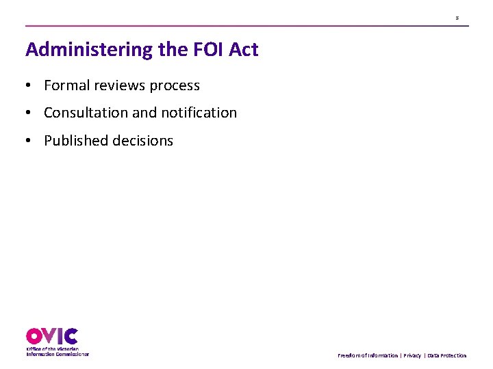 Western Regional FOI Roadshow 17 November 2020 Western