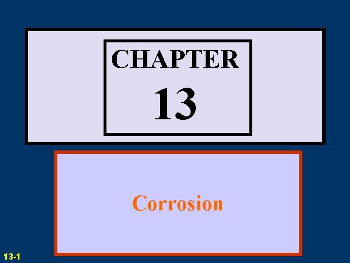 CHAPTER 13 Corrosion 13 1 Copyright The Mc