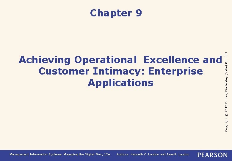 Achieving Operational Excellence and Customer Intimacy Enterprise ...