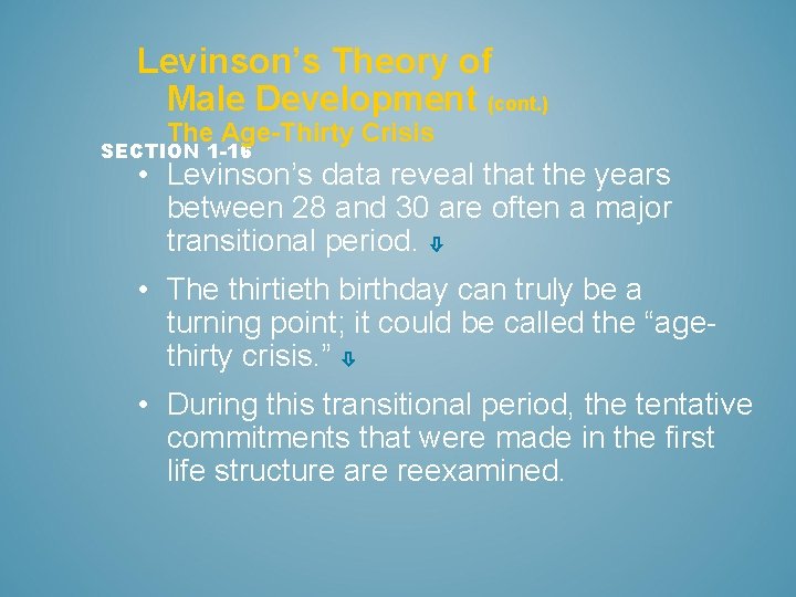 ADULTHOOD OLD AGE Ch 5 Physical Changes One