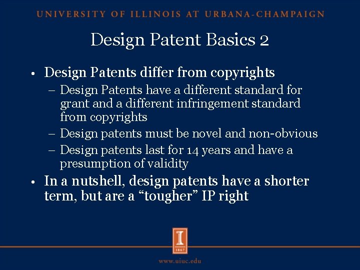 Analysis of Design Patent Litigation Outcomes Joe Barich