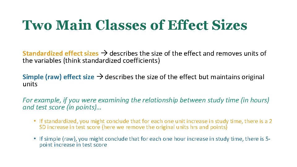 EDUC 7610 Effect Sizes Tyson S Barrett Ph