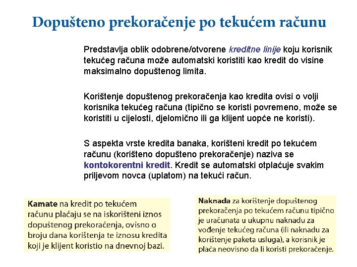 KREDITI BANAKA Vrsta kredita banaka Kreditni rizik banke