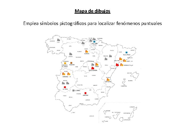 Los documentos geogrficos Los mapas Son representaciones de