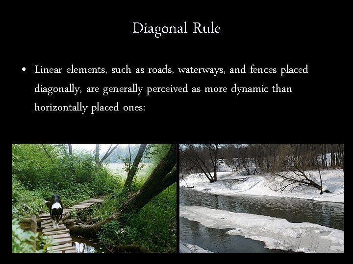 Rules of Good Composition The Rule of Thirds