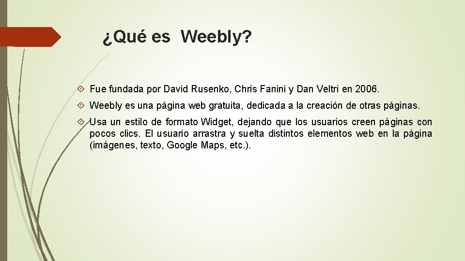 Qu es Weebly Fue fundada por David Rusenko