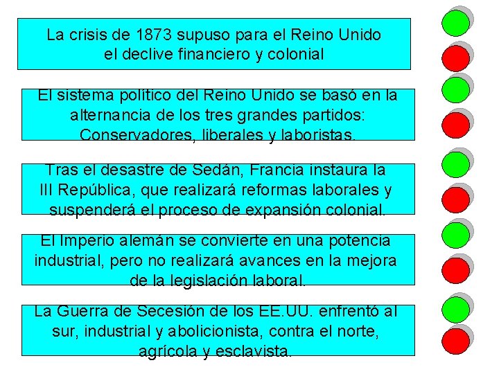 LAS GRANDES POTENCIAS 1850 1914 Mapa y orden