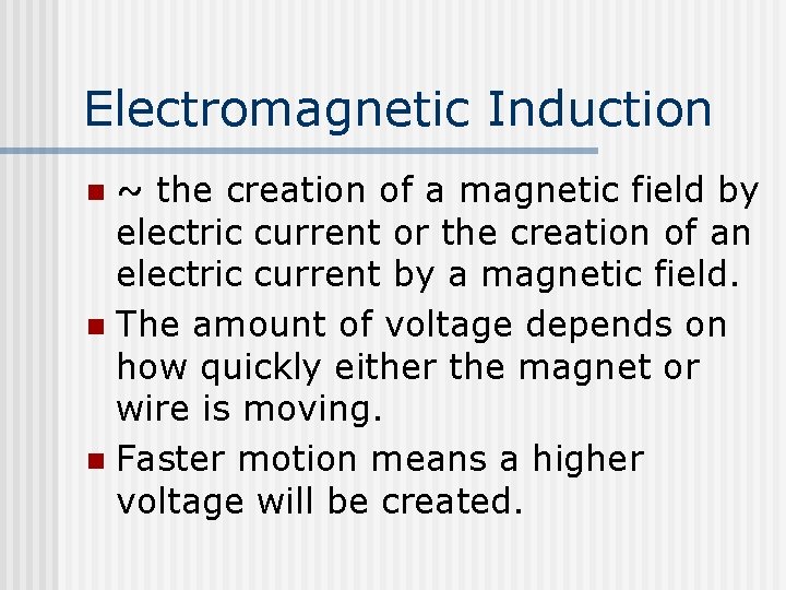History In 1820 Hans Christian Oersted discovered electricity