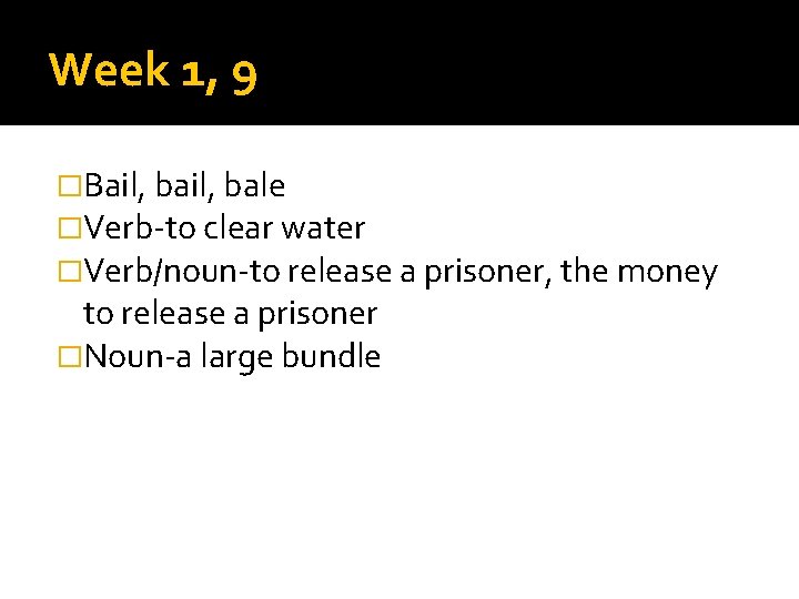 Quarter 1 English IV Vocabulary Week One 1