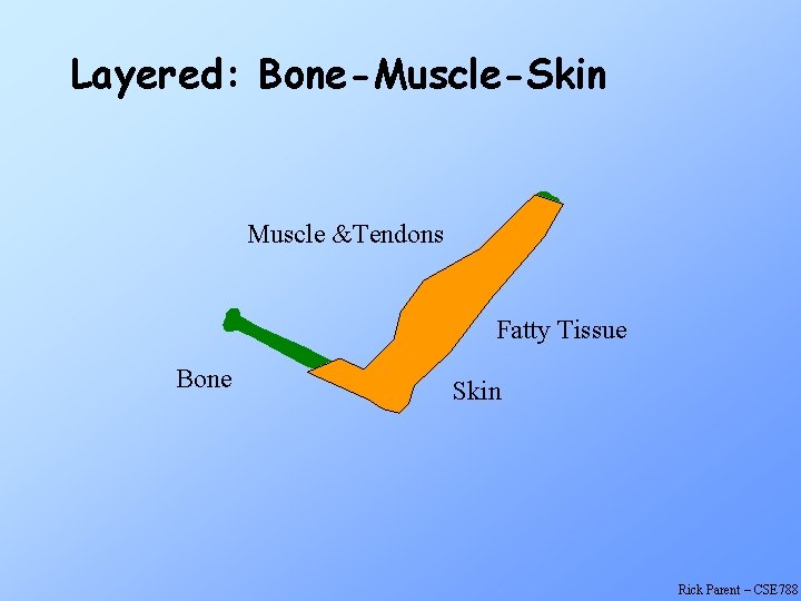 Modeling Skin Separate objects per limb and joints
