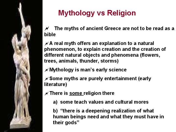 Mythology English 9 Honors Fall Semester Basic Definitions