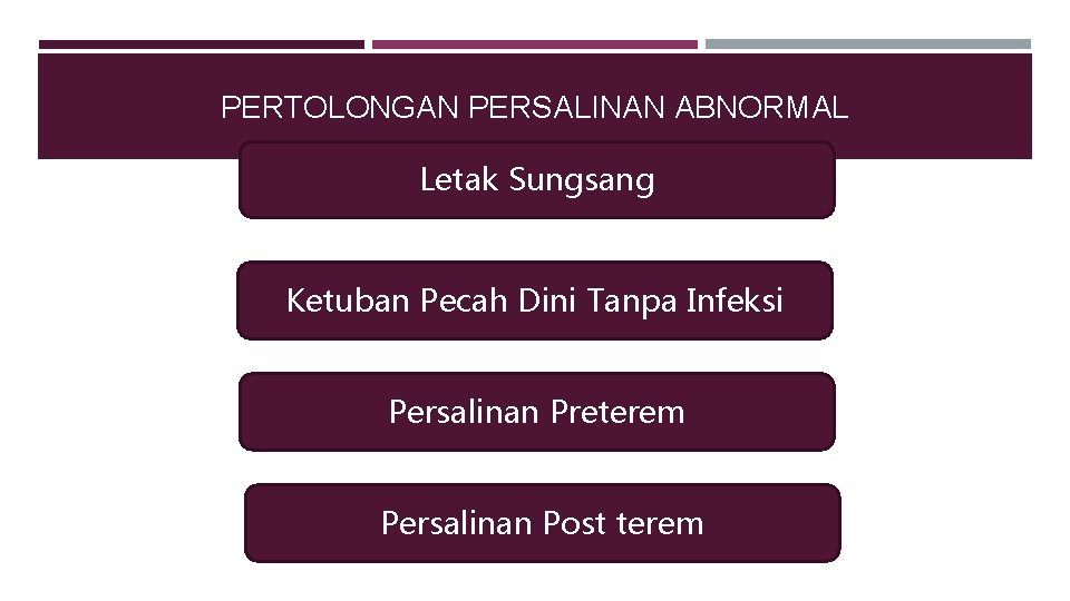 ASUHAN KEBIDANAN PADA PERTOLONGAN PERSALINAN ABNORMAL PERTOLONGAN ...