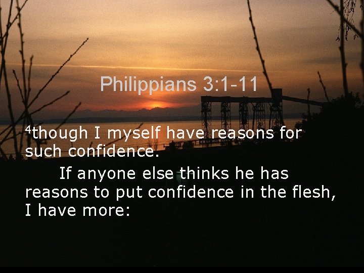 Philippians 3 1 11 Finally my brothers rejoice