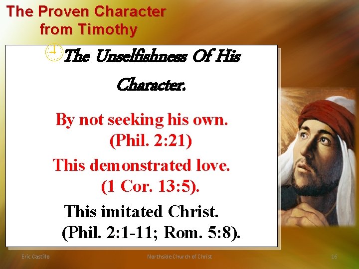 Lets Talk About Timothy Eric Castillo Northside Church