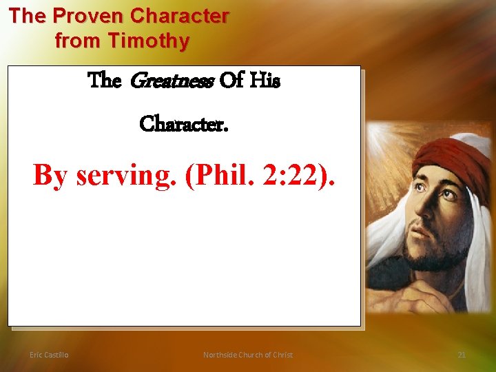 Lets Talk About Timothy Eric Castillo Northside Church