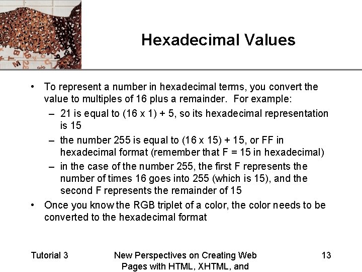 XP Tutorial 3 Designing a Web Page Working