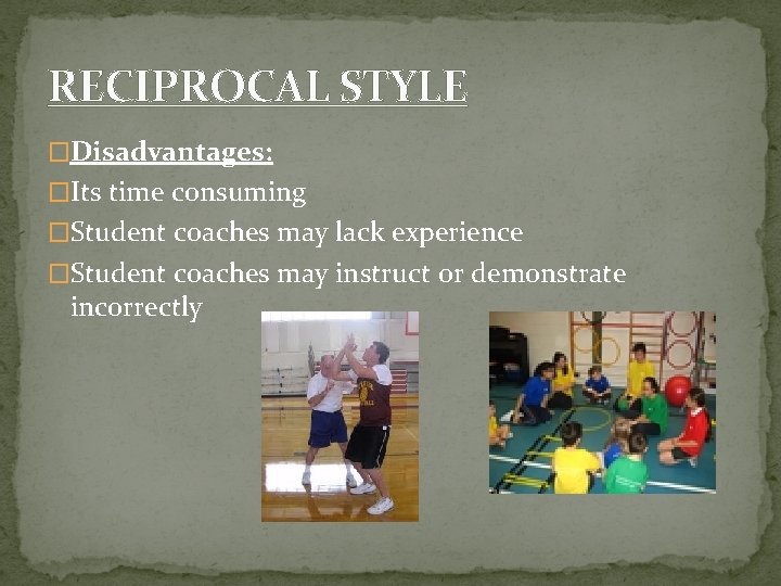 Section B Applied Psychology Teaching Styles Command Where