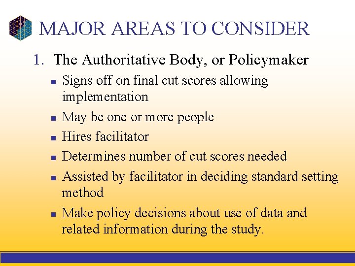 BEST PRACTICES FOR SETTING PLACEMENT CUT SCORES IN