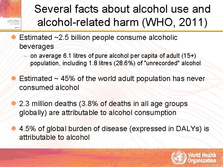 Harmful us of alcohol meeting 2025 target V