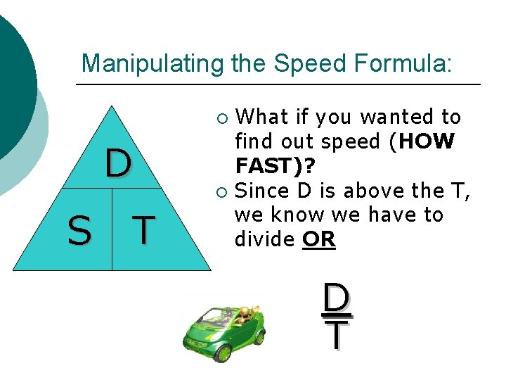 Speed Velocity Measuring Motion AGENDA Bell Work I