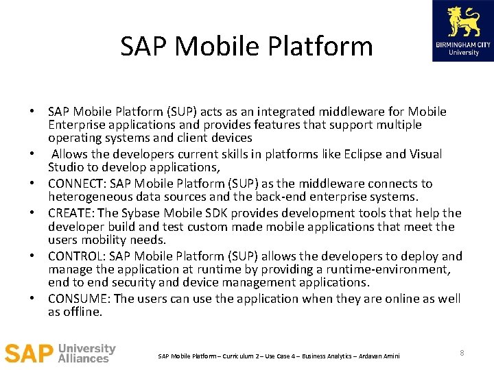 International Academy of Enterprise Systems Innovation Birmingham City