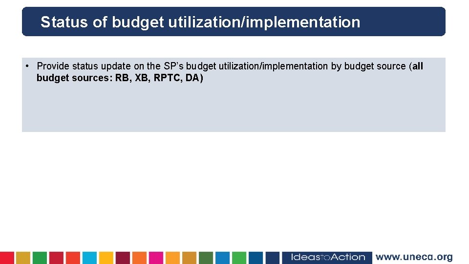 Subprogramme Names of presenters Division 2020 Second Quarter