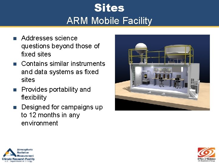 Atmospheric Radiation Measurement Climate Research Facility A National